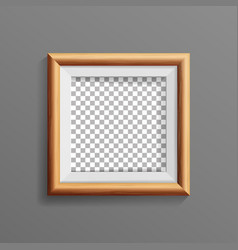 Realistic photo frame set square a3 a4 Royalty Free Vector