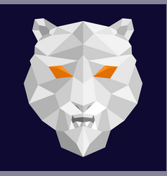 Angry tiger sign Royalty Free Vector Image - VectorStock