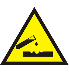 Exclamation warning sign Royalty Free Vector Image