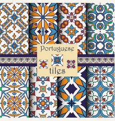 Set of decorative tile borders Royalty Free Vector Image