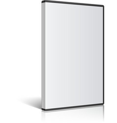Blank cd case Royalty Free Vector Image - VectorStock