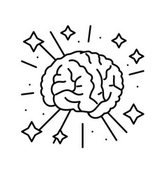 Genius brain logo Royalty Free Vector Image - VectorStock