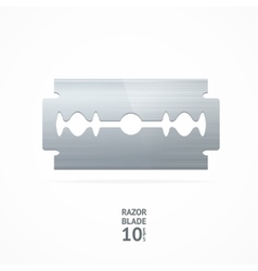 Razor blade dark silhouette Royalty Free Vector Image