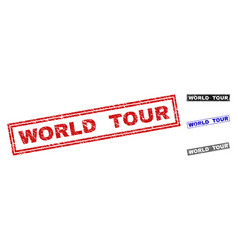 Traveling icon world tour hand drawn lettering Vector Image