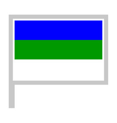 Flag kerch in russia Royalty Free Vector Image