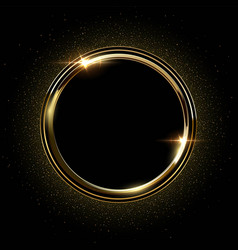 Golden ring icon Royalty Free Vector Image - VectorStock