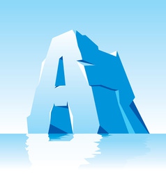 Ice word Royalty Free Vector Image - VectorStock