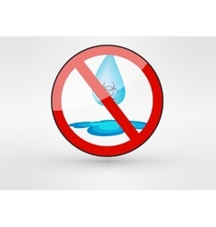 Waste sewage water pollution pipe city Royalty Free Vector