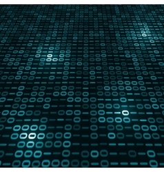 Blue binary computer code background Royalty Free Vector