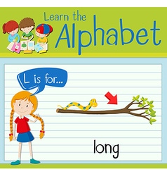 Things that start with the letter l Royalty Free Vector