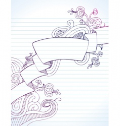 School supply banner Royalty Free Vector Image