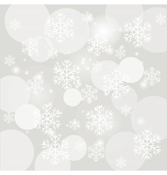 Falling snow frame corner pattern background Vector Image