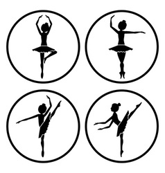 Dancing figures in a circle vector art - Download Black vectors - 700204