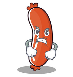 Angry dolphin cartoon Royalty Free Vector Image