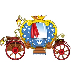Royal carriage Royalty Free Vector Image - VectorStock