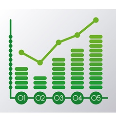 Statistics neon label Royalty Free Vector Image