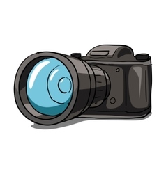 Object photocamera Royalty Free Vector Image - VectorStock