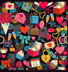 Seamless background with symbols of teeth Vector Image