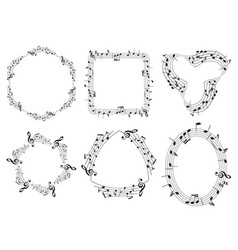 Oval frames Royalty Free Vector Image - VectorStock