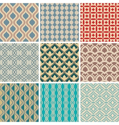 Pattern set Royalty Free Vector Image - VectorStock