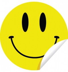 Happy smiley emoticon Royalty Free Vector Image