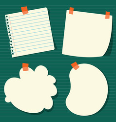 Paper template design Royalty Free Vector Image