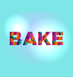 Cartoon donut hand drawn word Royalty Free Vector Image