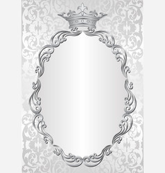 Vintage high ornate original royal frame Vector Image