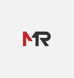 Mr or rm logo and icon designs with different Vector Image
