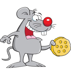 Cartoon happy mouse Royalty Free Vector Image - VectorStock