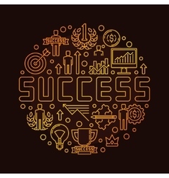 Gold compass symbol Royalty Free Vector Image - VectorStock