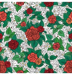 Seamless sunny floral pattern Royalty Free Vector Image