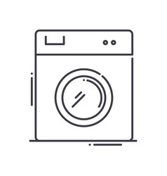 Washing machine icon design template isolated Vector Image