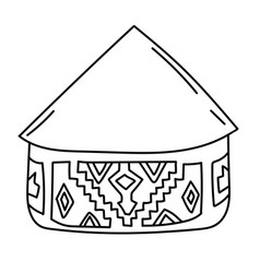 African ndebele patterns Royalty Free Vector Image