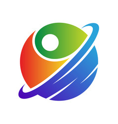 Child education logo Royalty Free Vector Image