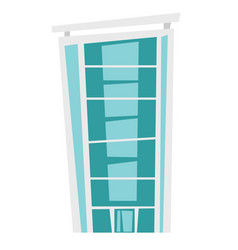 Cartoon home window Royalty Free Vector Image - VectorStock