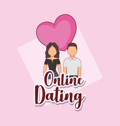 Cute couple dating Royalty Free Vector Image - VectorStock