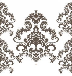 Vintage Classic Rococo Floral ornament pattern Vector Image