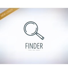 Audit company logo design Royalty Free Vector Image