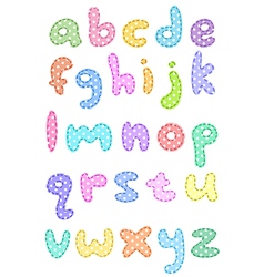 Polka dot labels with cute animals Royalty Free Vector Image