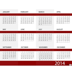 Hijri islamic calendar 2022 from 1443 to 1444 Vector Image