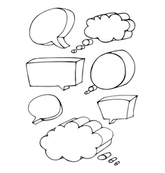 Blank comic book mock up with empty speech bubbles