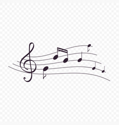 Music notes staff icons background Royalty Free Vector Image