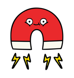 Cute cartoon magnet Royalty Free Vector Image - VectorStock