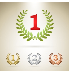 Gold medal vector by YuliaGlam - Image #816269 - VectorStock