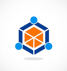 People circle connection group logo Vector Image by mydigitall - Image ...