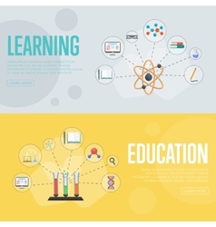 Education learning styles memory Royalty Free Vector Image