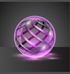 Transparent clear shiny Royalty Free Vector Image