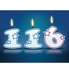 Christmas candles icon Royalty Free Vector Image