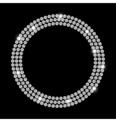 Abstract luxury black diamond background Vector Image